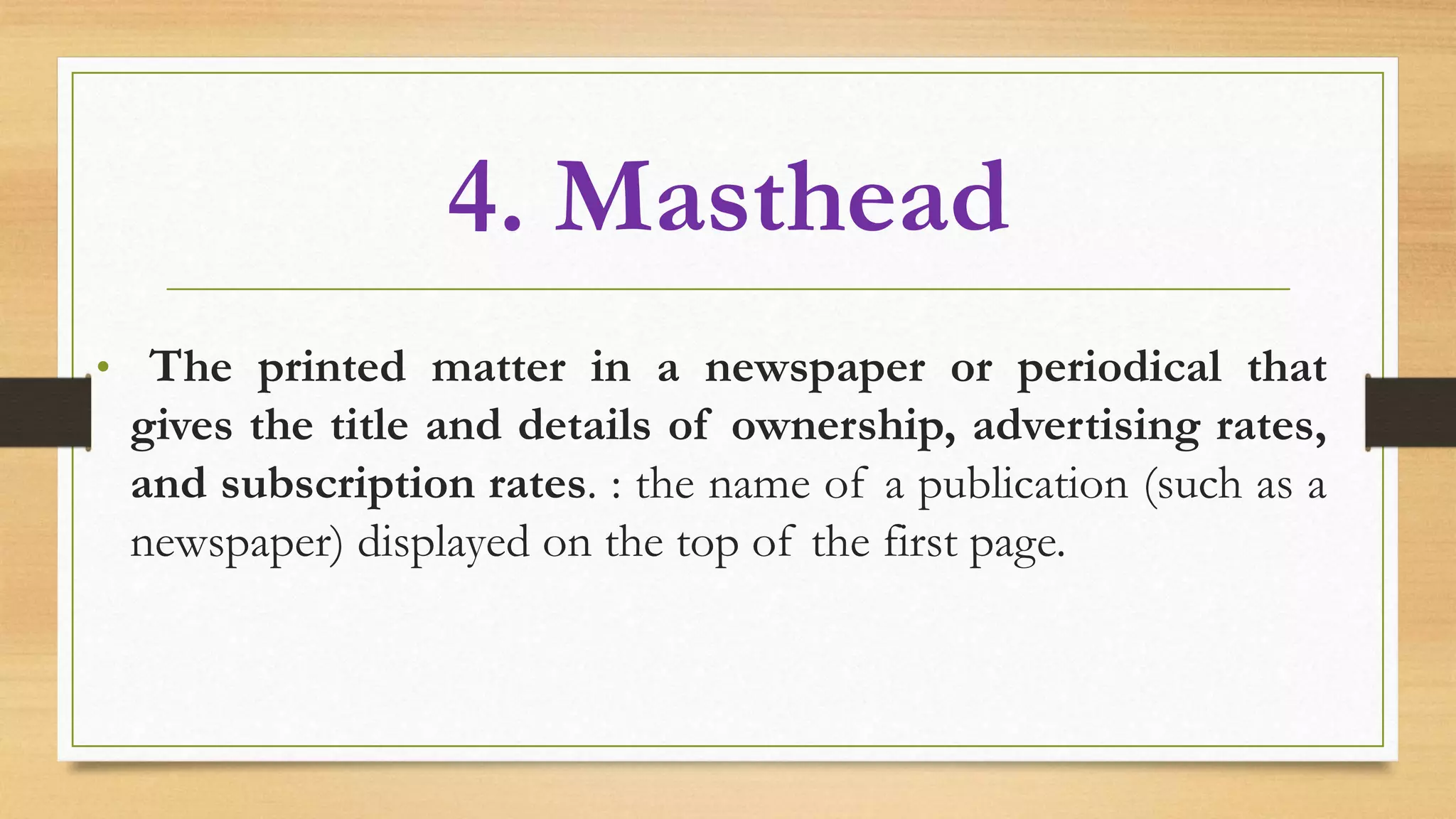 JOURNALISM_Parts of Newspaper.pptx