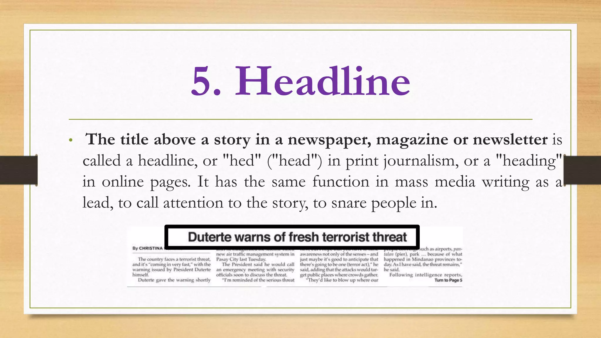 JOURNALISM_Parts of Newspaper.pptx