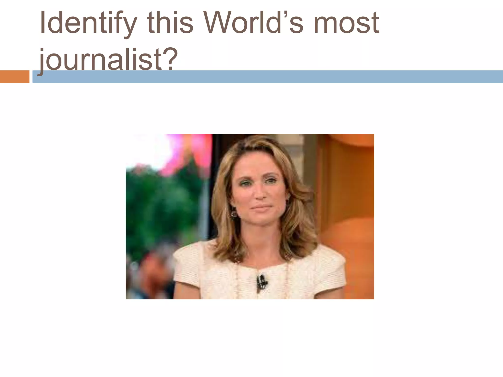 Journalism quiz - 2015 | PPTX