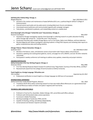 Jenn Schanz-Resume | PDF