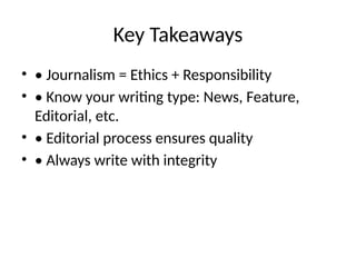 Journalism Training Presentation .pptx