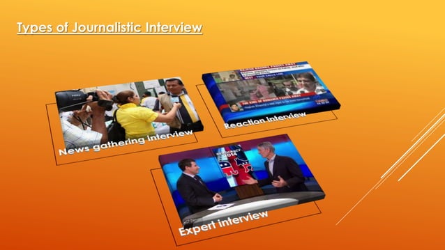 Journalistic interview | PPTX