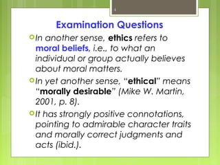 Journalistic principles and ethic questions exam-ethics_(l2) | PPT