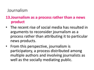 Journalistic principles and ethic questions exam-journalism_(l1) | PPTX