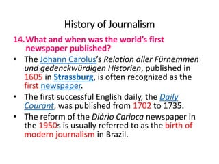 Journalistic principles and ethic questions exam-journalism_(l1) | PPTX ...