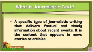 journalistic text and its characteristicst.pptx
