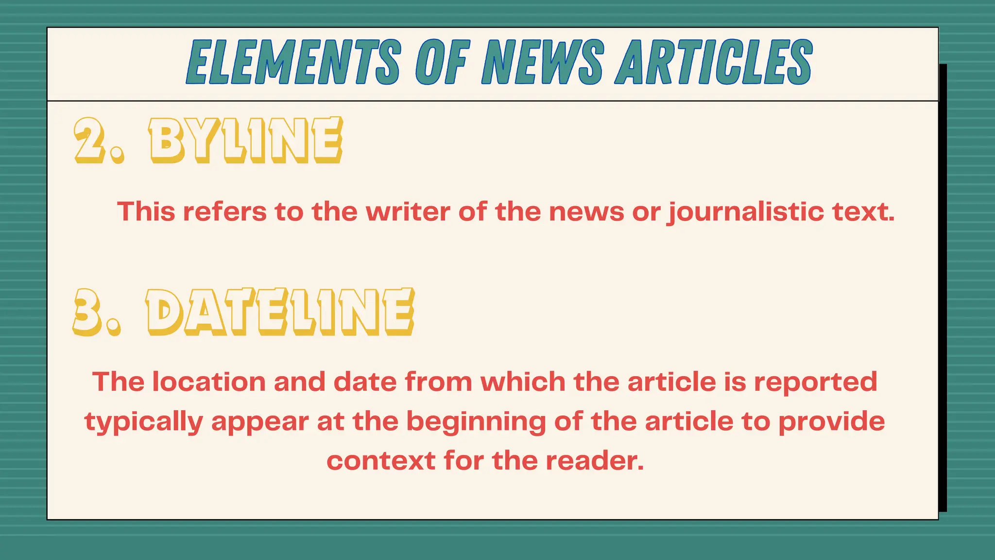 Journalistic Writing ENGLISH GRADE 7 MATATAG | PDF