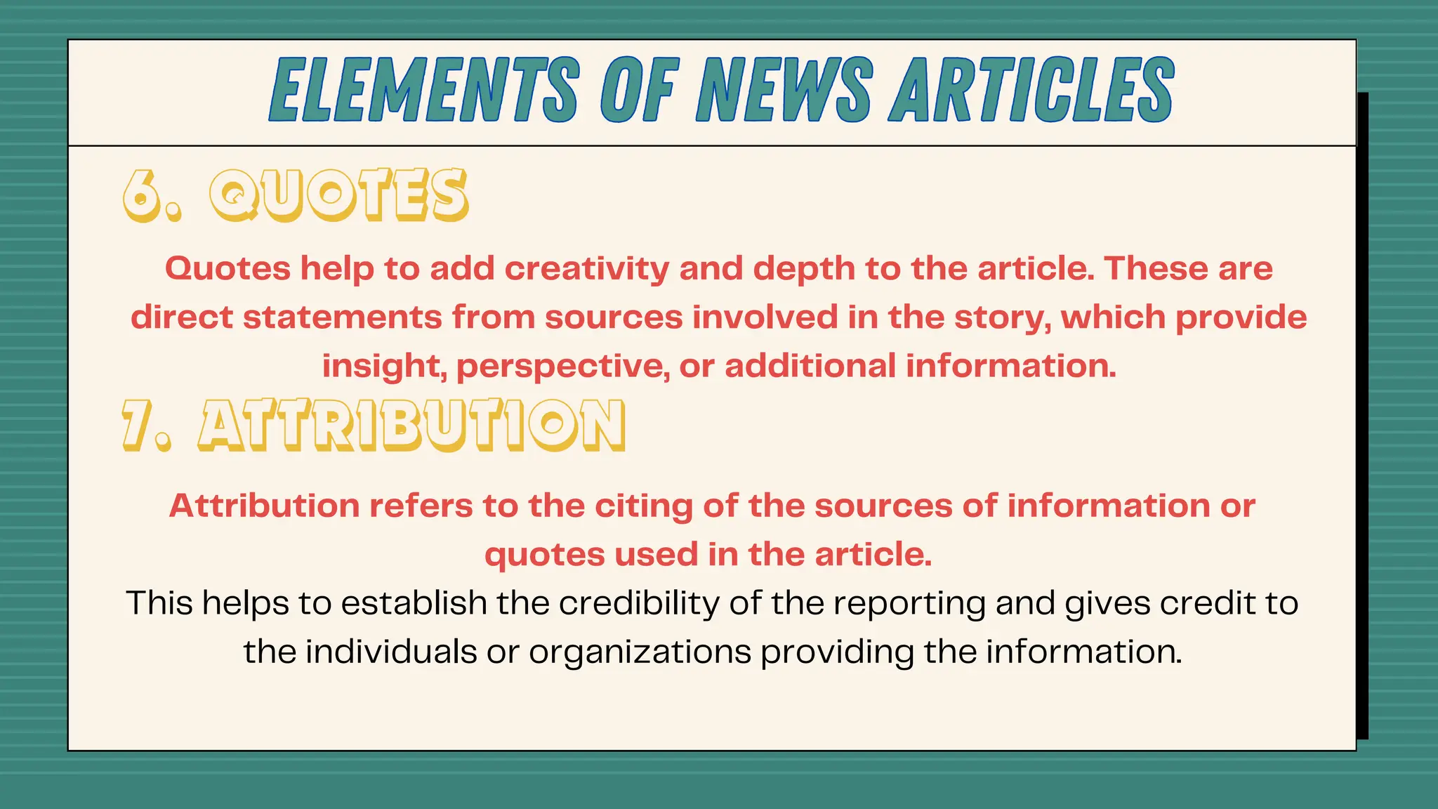 Journalistic Writing ENGLISH GRADE 7 MATATAG | PDF