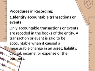 JOURNALIZING.pptx this is very fundamental lesson in accounting | PPT