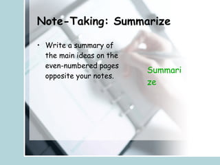 Journal Note Taking | PPT | Homework and Study | Education