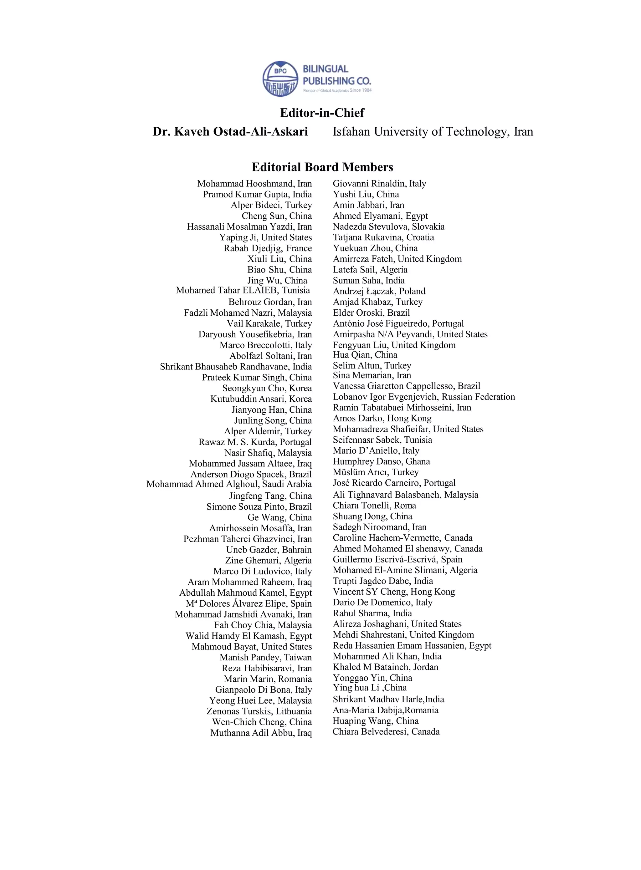 Journal of Architectural Environment & Structural Engineering Research ...