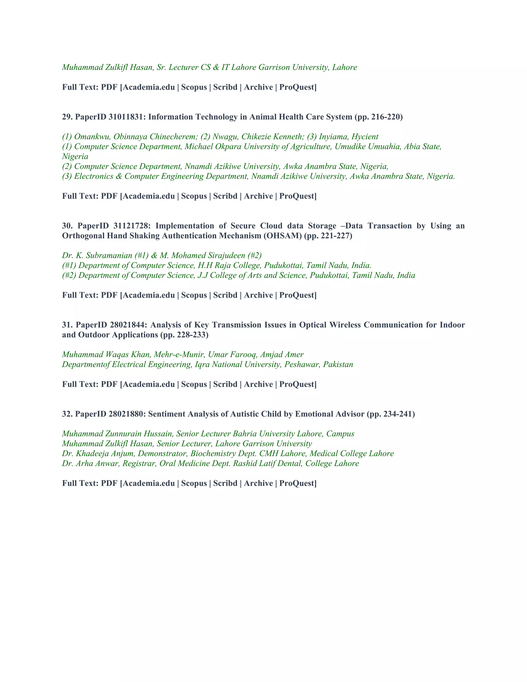 International Journal Of Computer Science Ijcsis March 2018 Full Volume Pdf 