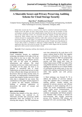 Journal of Computer Technology & Applications vol 7 issue 3 | PDF