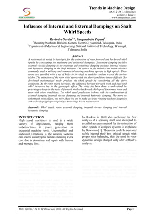 Trends in Machine Design vol 3 issue 3 | PDF