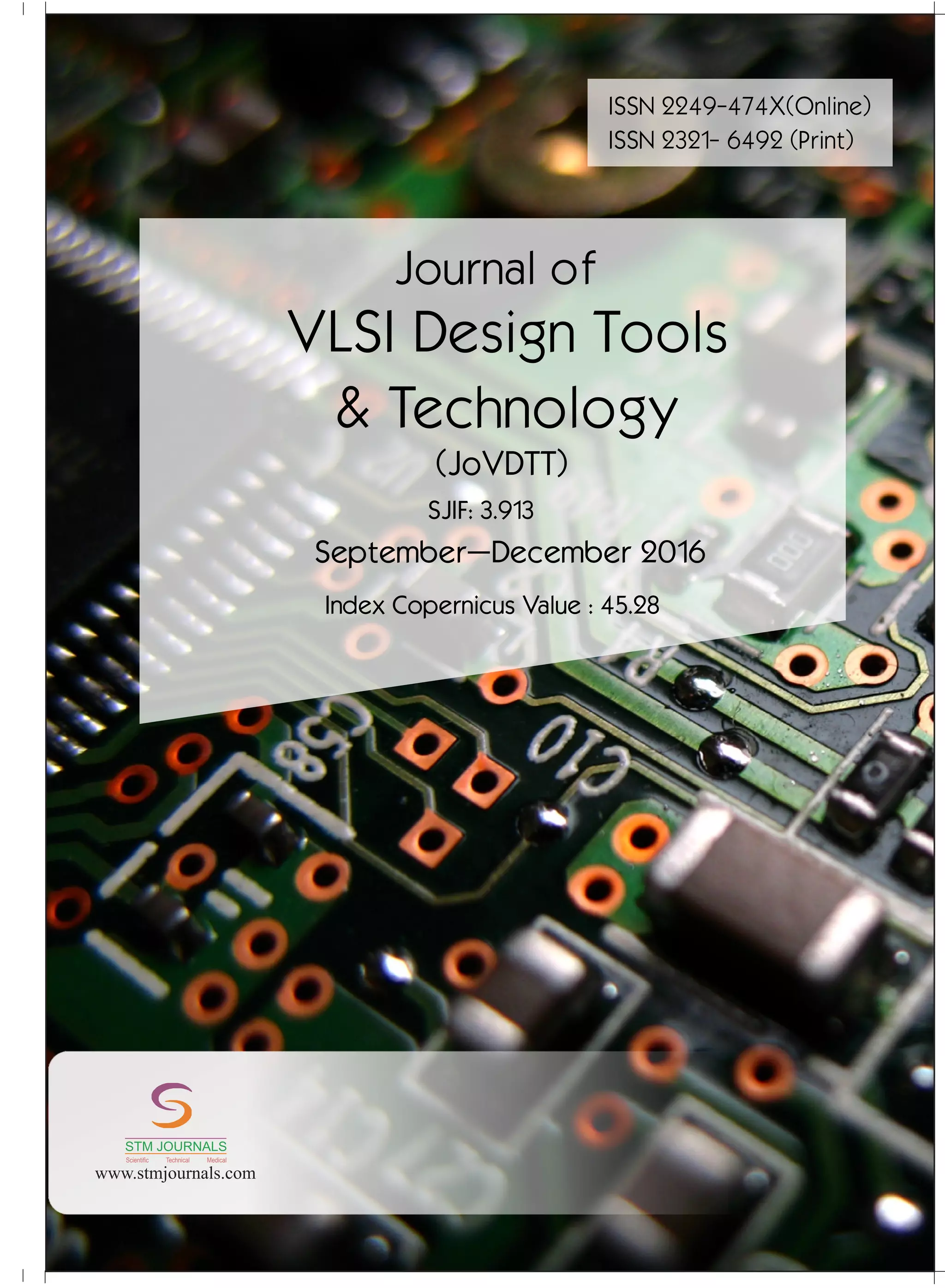 Journal of VLSI Design Tools & Technology vol 6 issue 3 | PDF ...