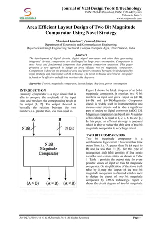 Journal of VLSI Design Tools & Technology vol 6 issue 3 | PDF ...