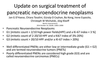 Treatment of Pancreatic Neuroendocrine Neoplasms | PPTX