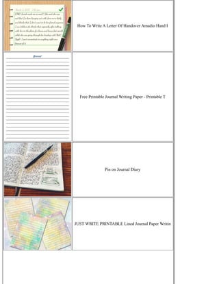 Journal Paper Writing | PDF