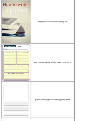 Journal Paper Writing | PDF