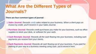 Journal Account Entries and Posting ppt. | PDF