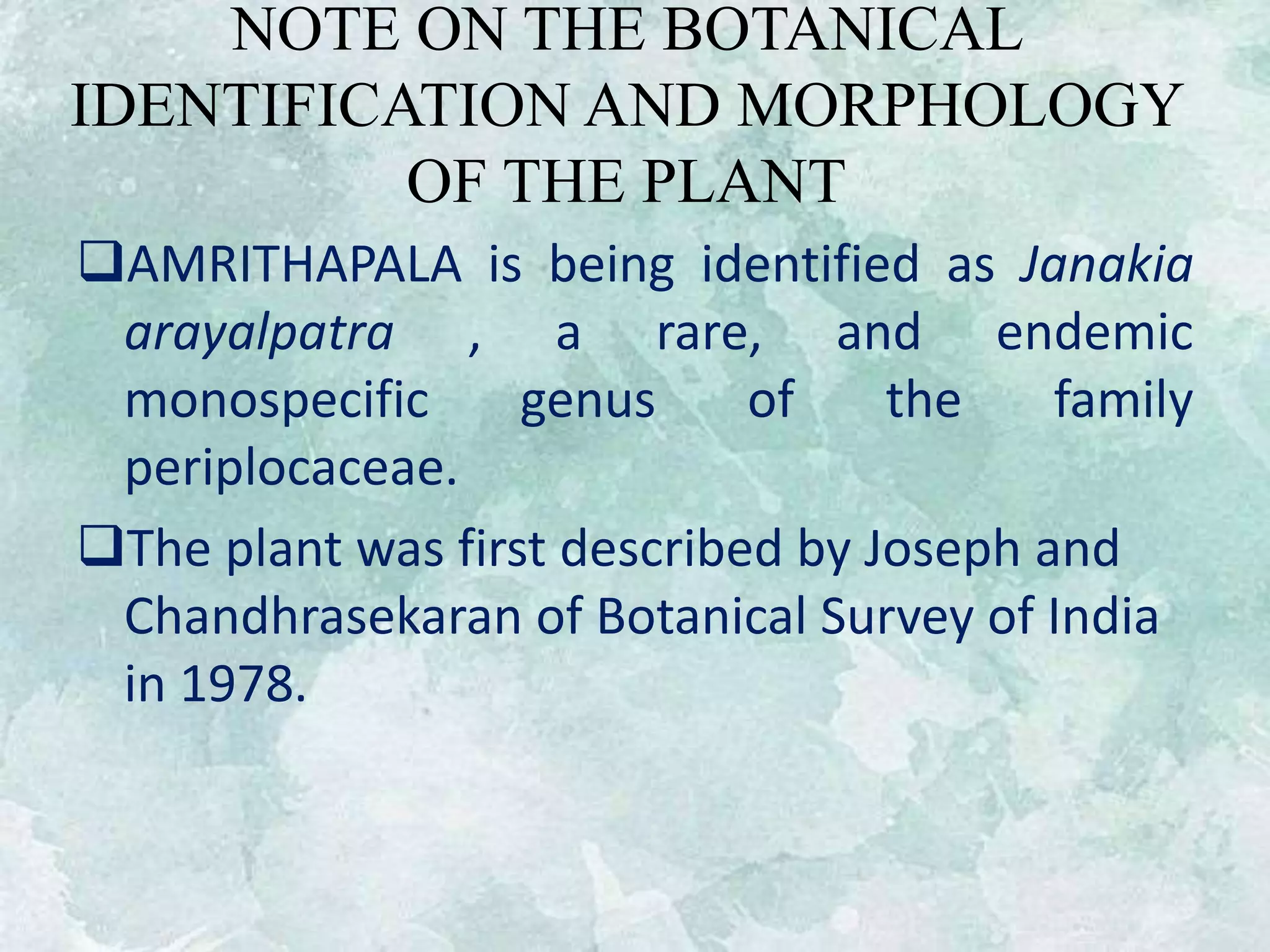 Journal presentation- Dr Ganga.K.S, PG SCHOLAR, Dravya Guna Vijnana ...