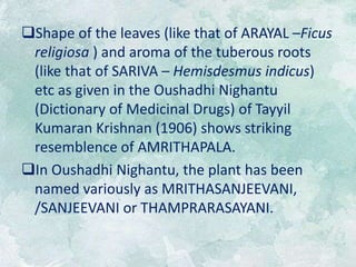 Journal presentation- Dr Ganga.K.S, PG SCHOLAR, Dravya Guna Vijnana ...