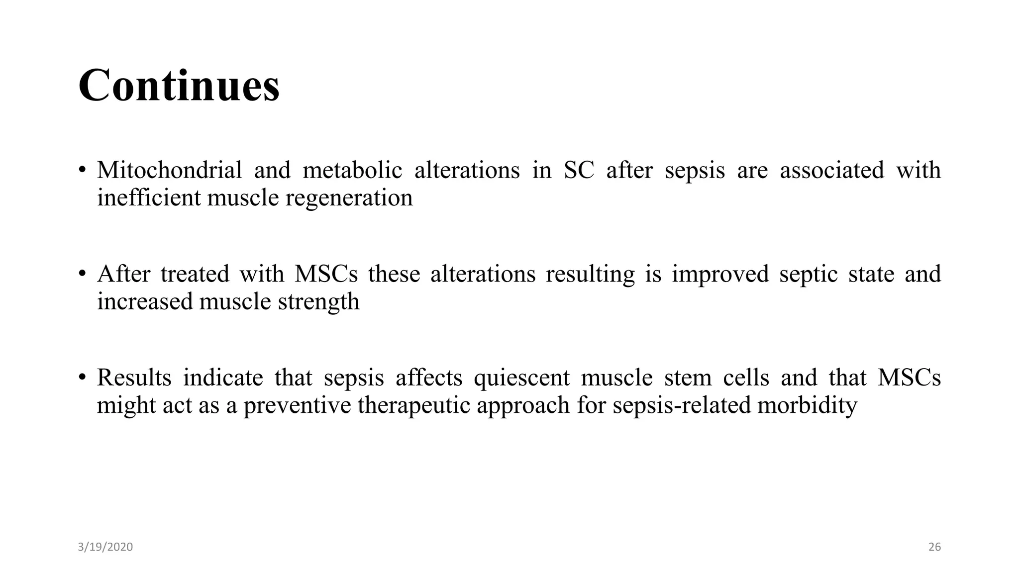 Sepsis Induces Long-term Metabolic and Mitochondrial Muscle Stem Cell ...