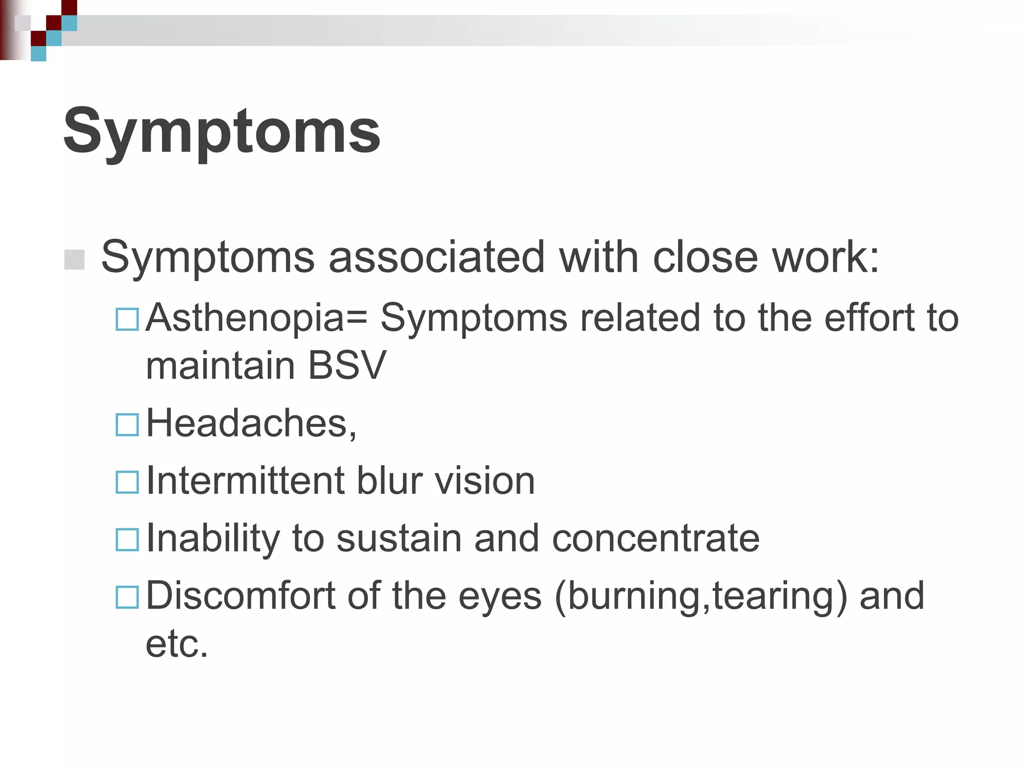 Journal presentation about convergence insufficiency | PPTX | Eye and ...