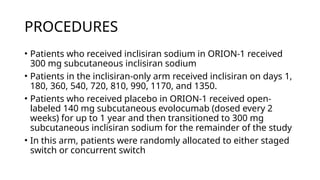 JOURNAL PRESENTATION INCLISIRAN.pptx journal | PPTX