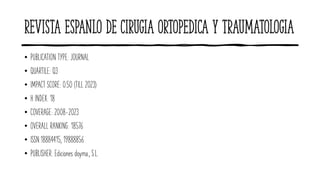 Journal presentation on Conservative Management of Partial Articular ...