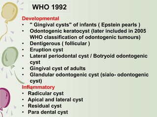 calcifying odontogenic cyst | PPTX