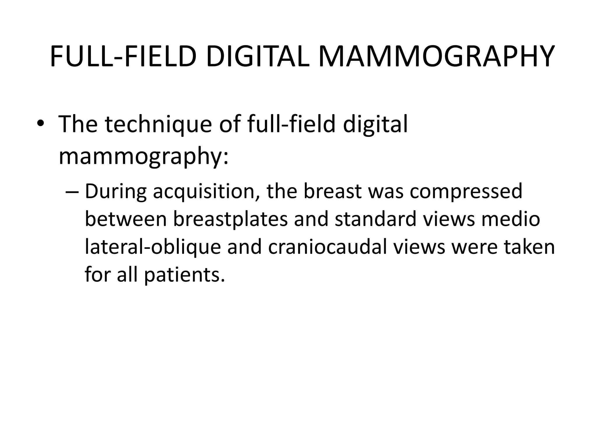 Tomosynthesis vs digital mammography efficacy comparison using birads.pptx | Cancer | Diseases ...