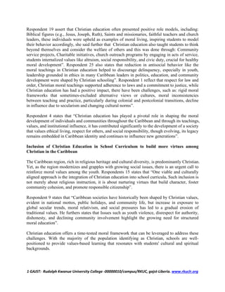 THE CHURCH AND ITS IMPACT: FOSTERING CHRISTIAN EDUCATION | PDF