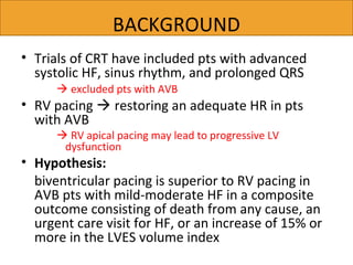 Journal: Biventricular Pacing for Atrioventricular Block and Systolic ...