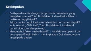 Risk of Hypoparathyroidism After Thyroidectomy.pptx