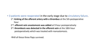 Clinical applications of free arterialized venous flaps | PDF