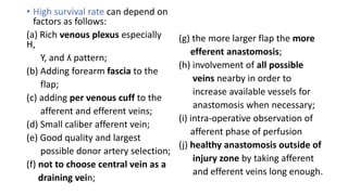 Clinical applications of free arterialized venous flaps | PDF