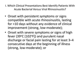Journal reading acute bacterial rhinosinusitis | PPTX