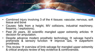 JOURNAL READING HAND_MANGLED UPPER EXTREMITY.pptx