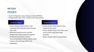 Journal Reading HCC Extrahepatic. Tinjauan pustakapptx | PPT