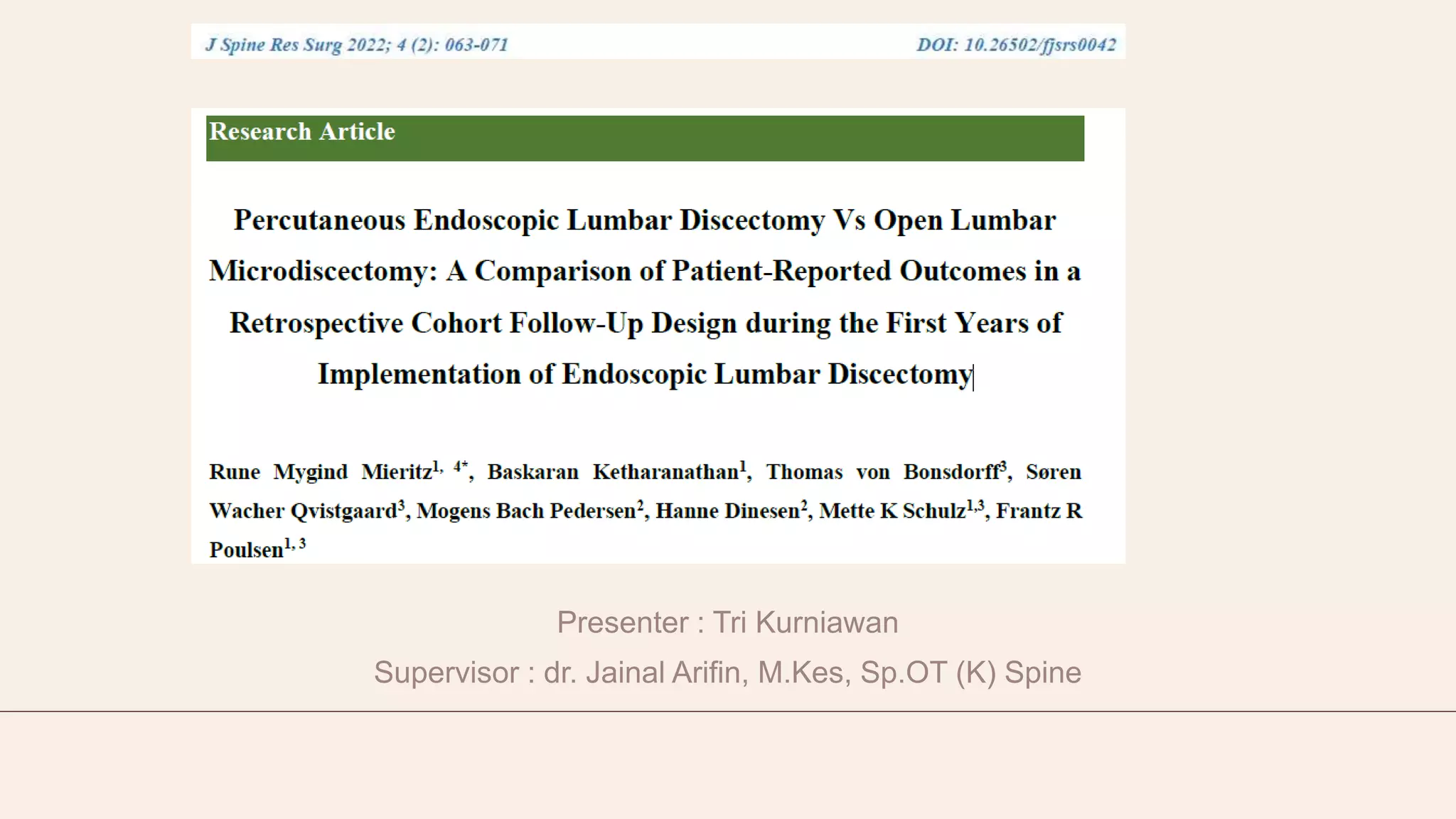 Journal Reading Spine TK.pptx