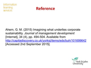 Journal article reference | PPTX