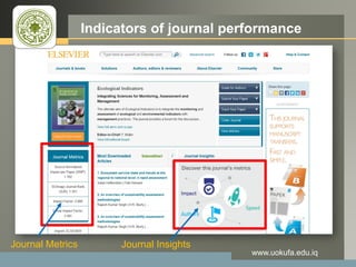 Journals Performance Metrics A General Guide | PDF