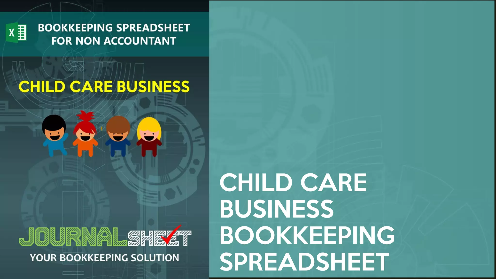 Child Day Care Bookkeeping Spreadsheet | PDF
