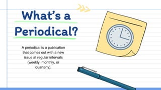 Journals, Magazines, and Trade Publications Tutorial | PPTX