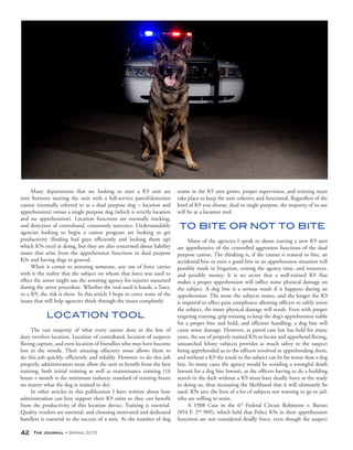 The Single Purpose K9 v. Dual Purpose K9 Debate | PDF