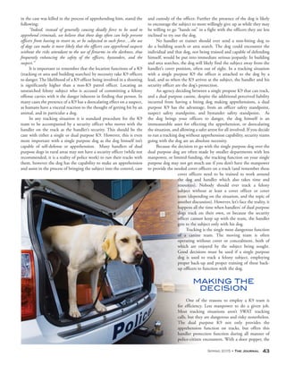 The Single Purpose K9 v. Dual Purpose K9 Debate | PDF
