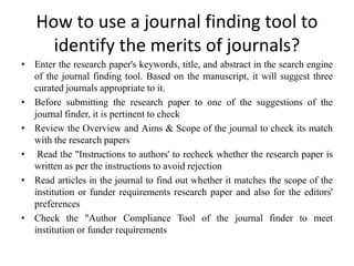 JOURNAL suggestion tools.pptx