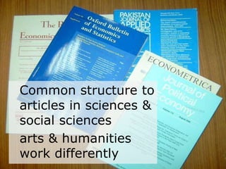 How to read a journal article | PPTX