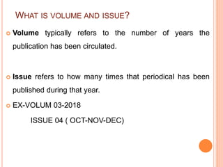 JOURNAL PRESENTATION BASIC TERMINOLOGY'S. | PPTX